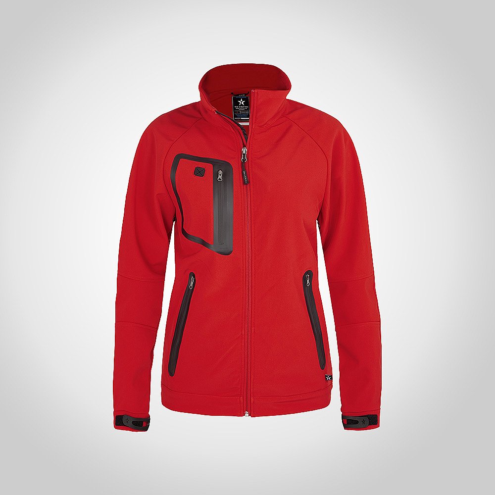 Jacka Dam Softshell Texstar WJ30 Röd - Workersupply.se