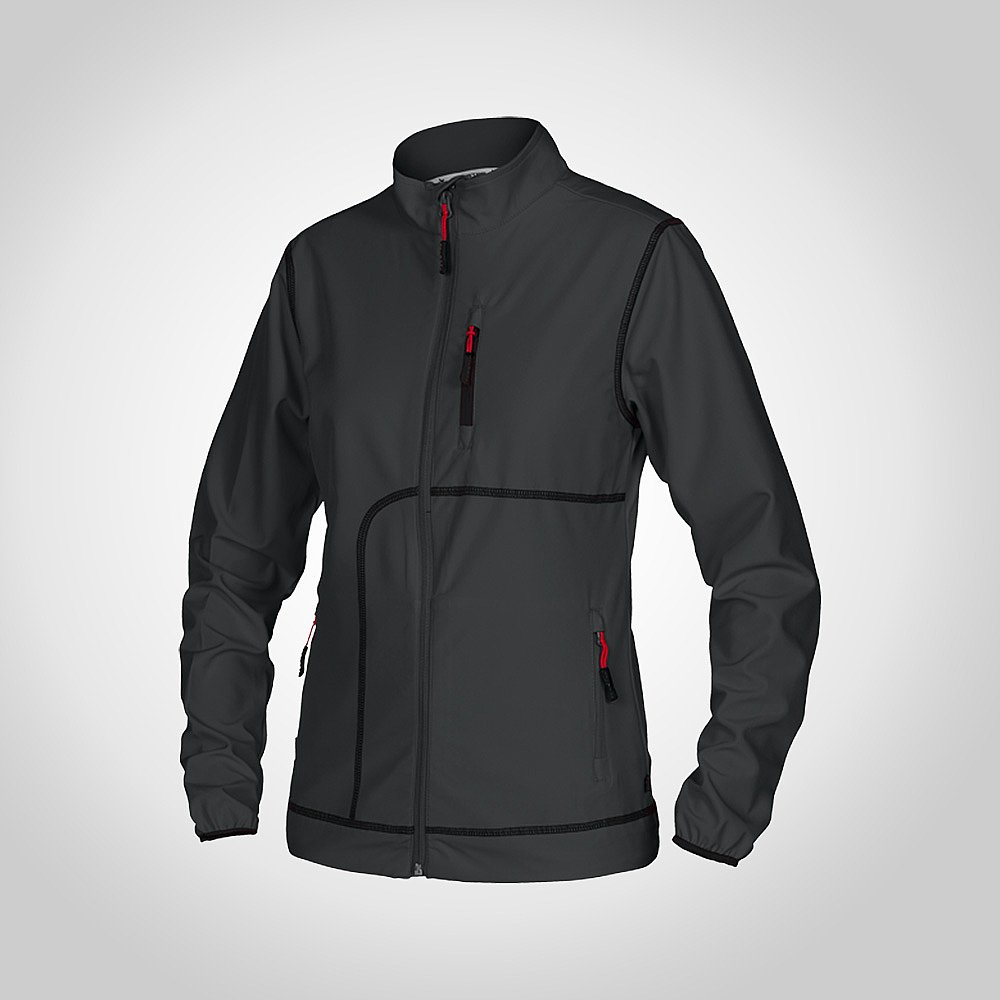 Jacka Dam Softshell Texstar WJ58 Mörkgrå - Workersupply.se